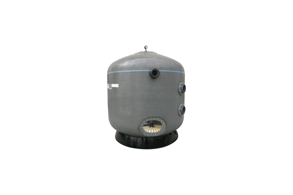 Micron SPDD nozzle plate side mount deep bed filters - Waterco
